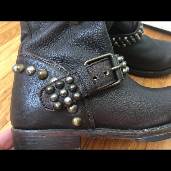 Ash | Shoes | Ash Vicious Studded Motobiker Boots 75 | Poshmark